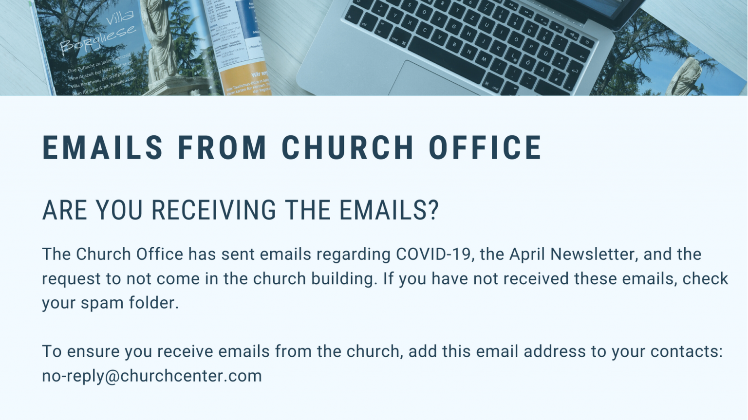 Emails from Church Office - Chambersburg Church of the Brethren