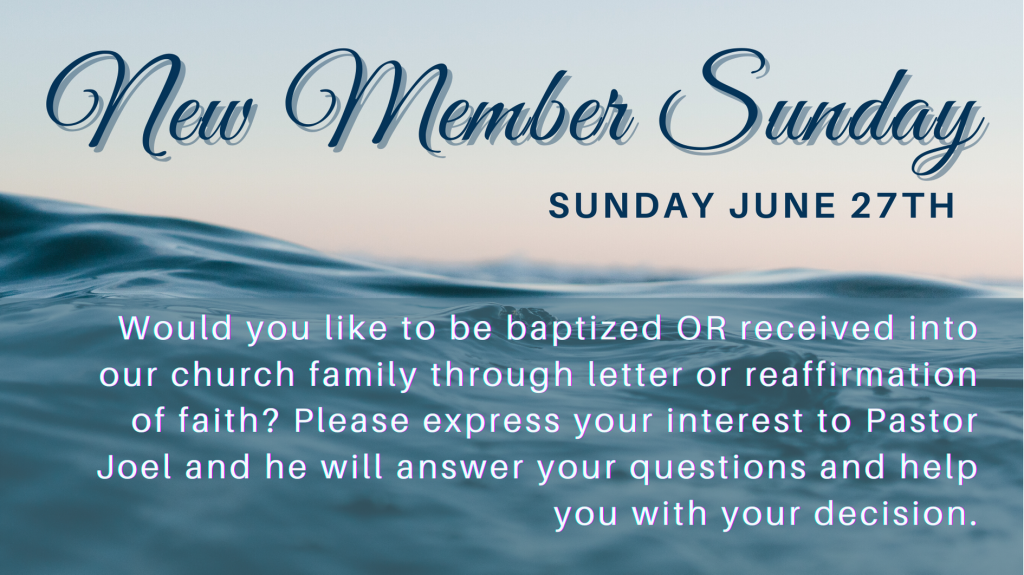 New Member Sunday (1) - Chambersburg Church of the Brethren